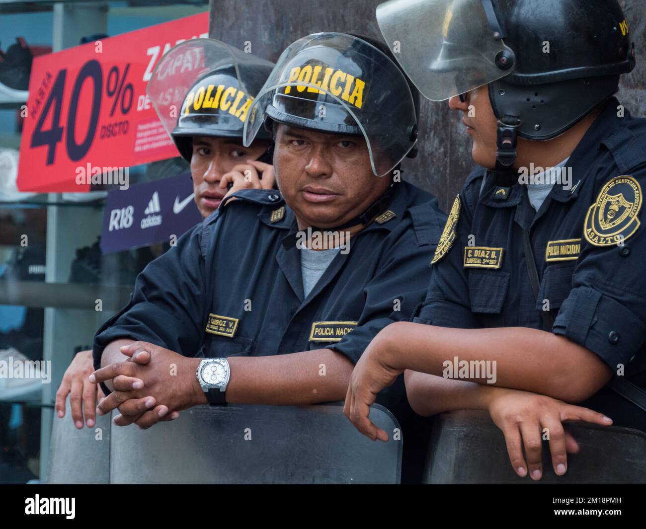 Policia south america peru hi-res stock photography and images - Alamy