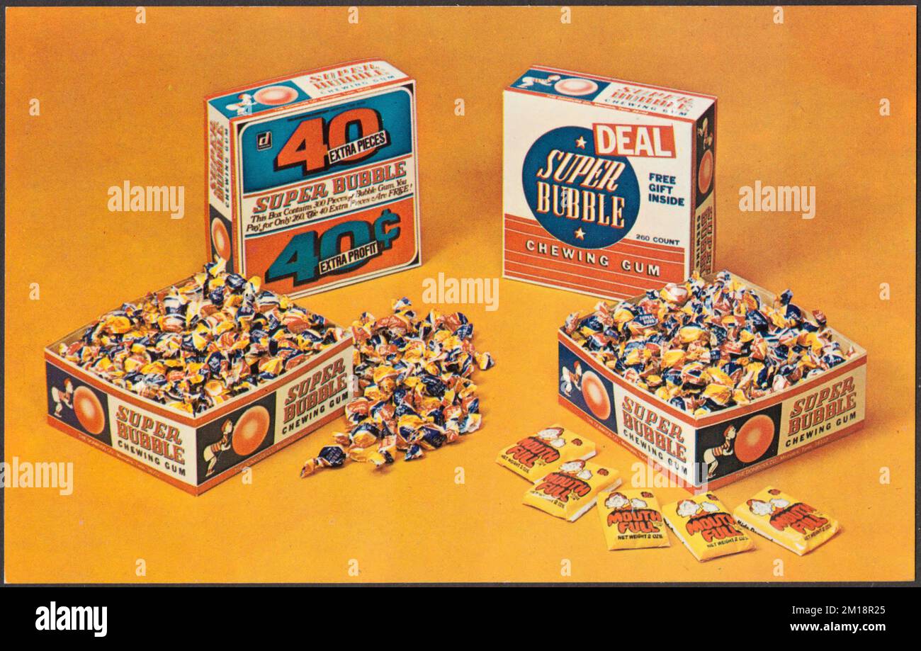 Super bubble with free goods , Chewing gum, Chewing gum industry ...