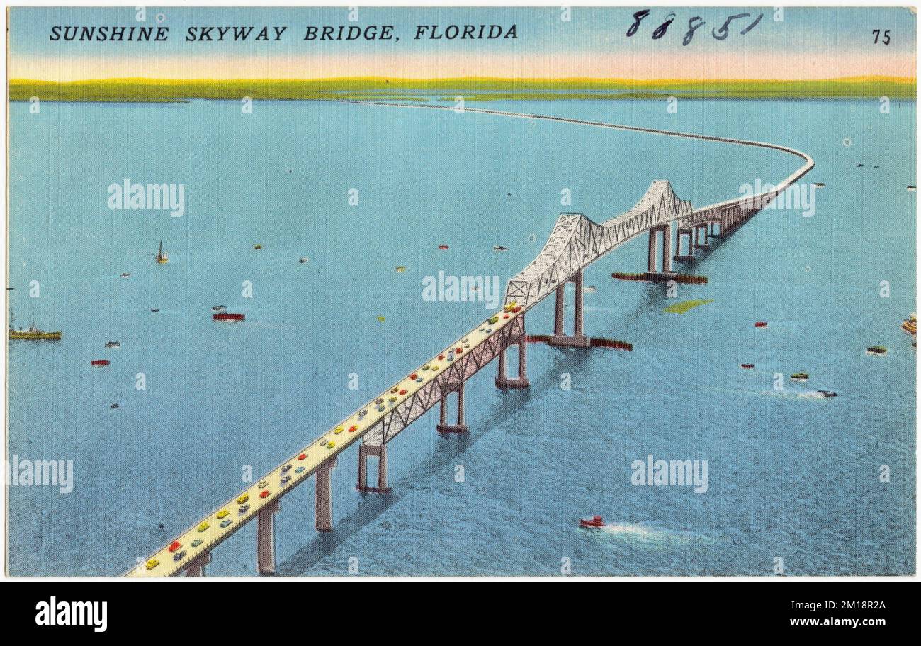 Sunshine skyway bridge Cut Out Stock Images & Pictures - Alamy