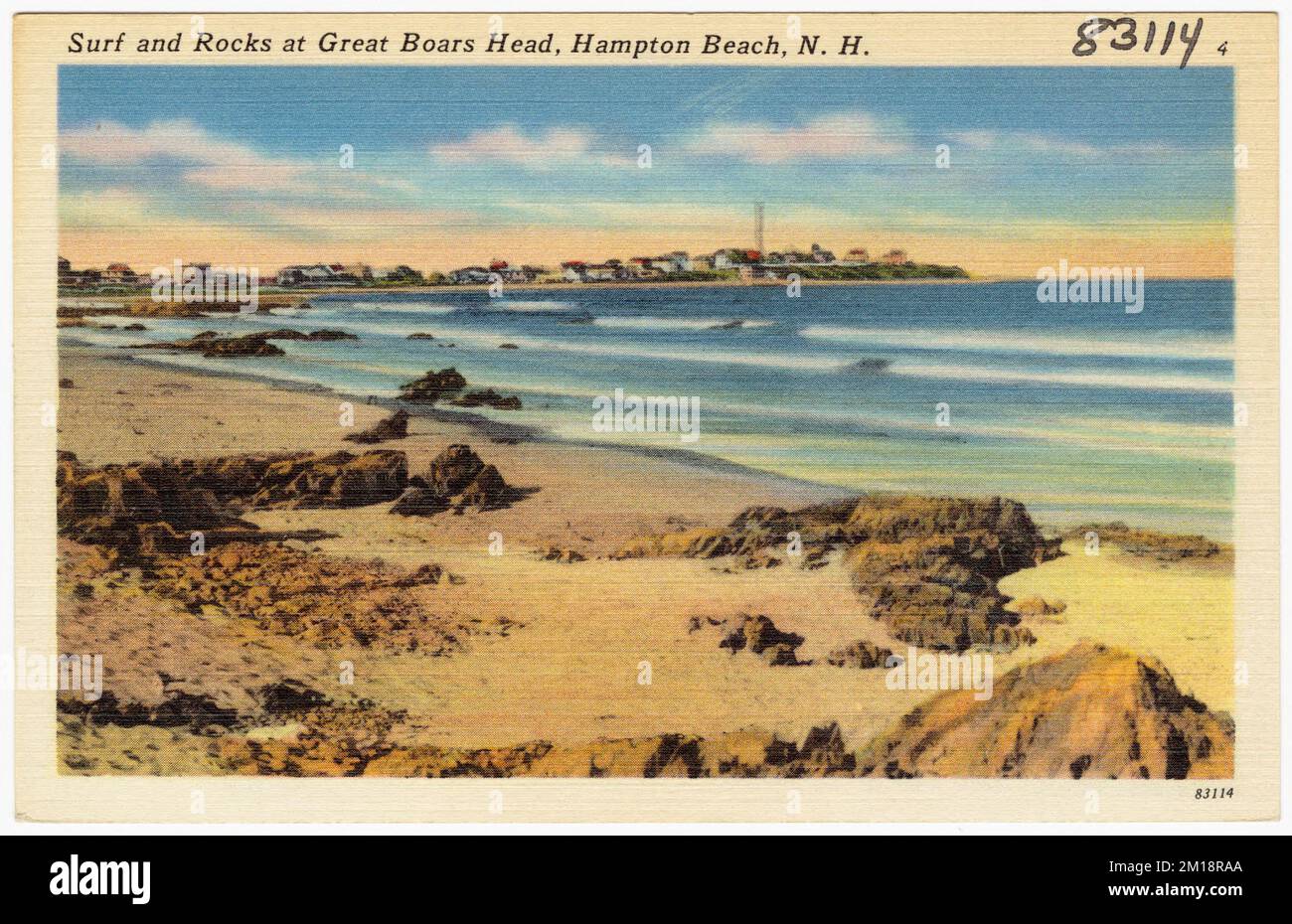 Surf and rocks at Great Boars Head, Hampton Beach, N.H. , Beaches, Seas ...