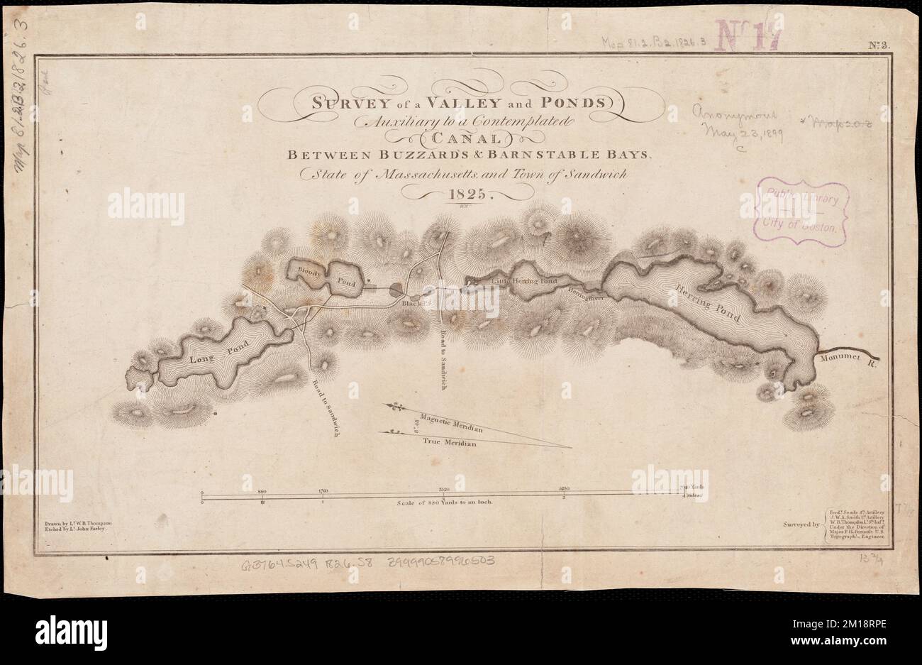 Survey of a valley and ponds auxiliary to a contemplated canal between ...