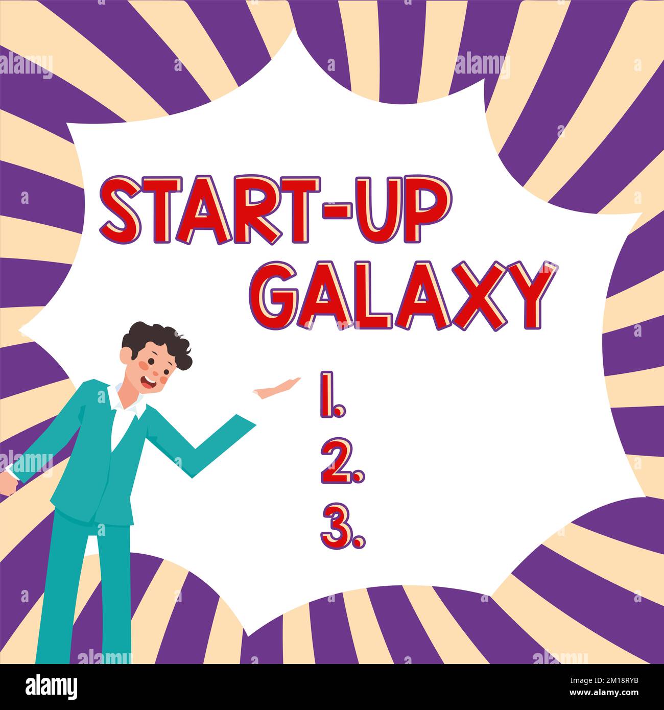 Sign displaying Start Up Galaxy. Word Written on Newly emerged business ...