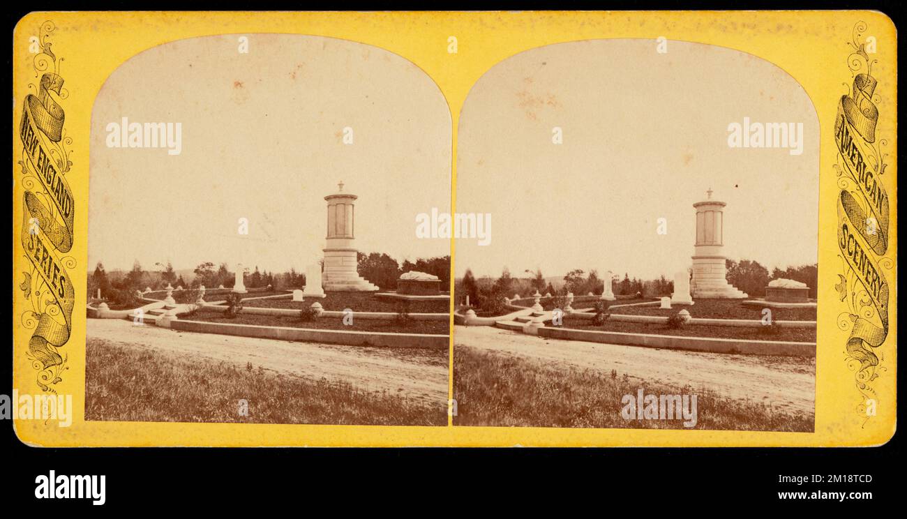 Swan Point Cemetery. Sprague's Monument , Cemeteries, Tombs ...