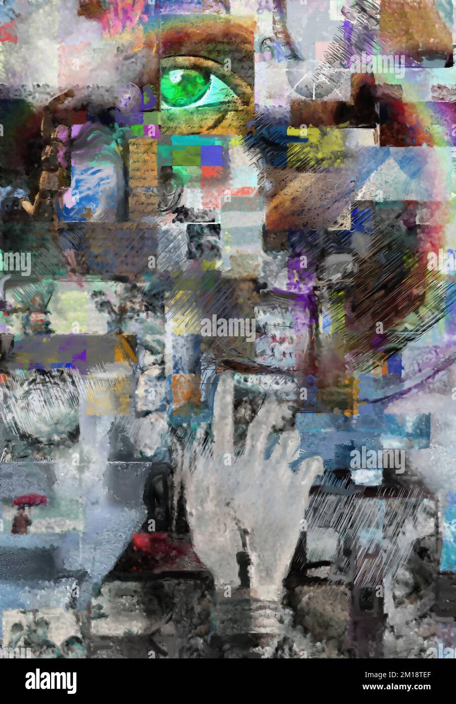 Feelings art abstract. 3D rendering Stock Photo - Alamy