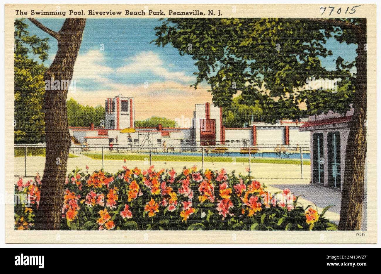 The swimming pool, Riverview Beach Park, Pennsville, N. J. , Parks ...