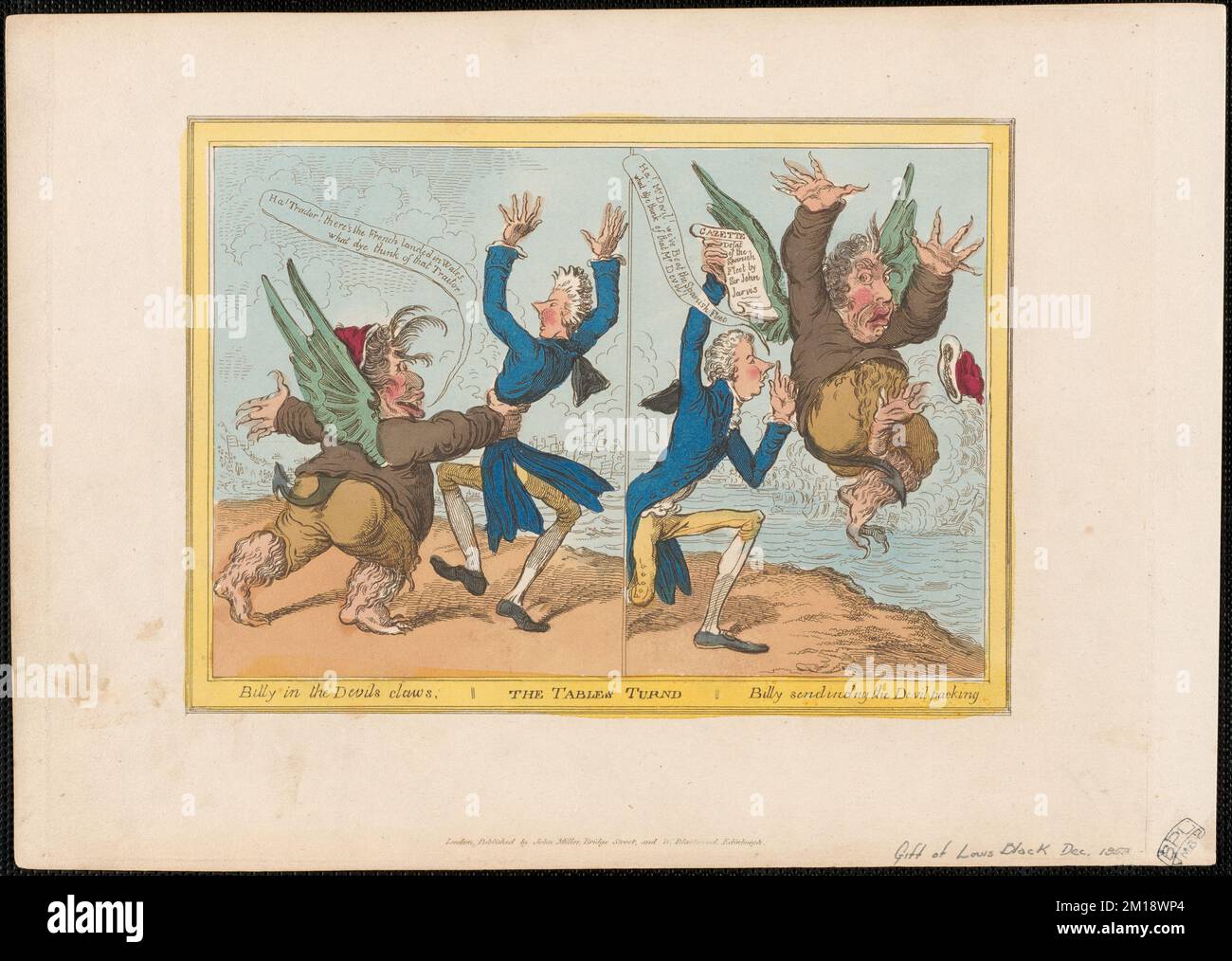 The tables turnd. Billy in the Devils claws. Billy sendindng the Devil ...