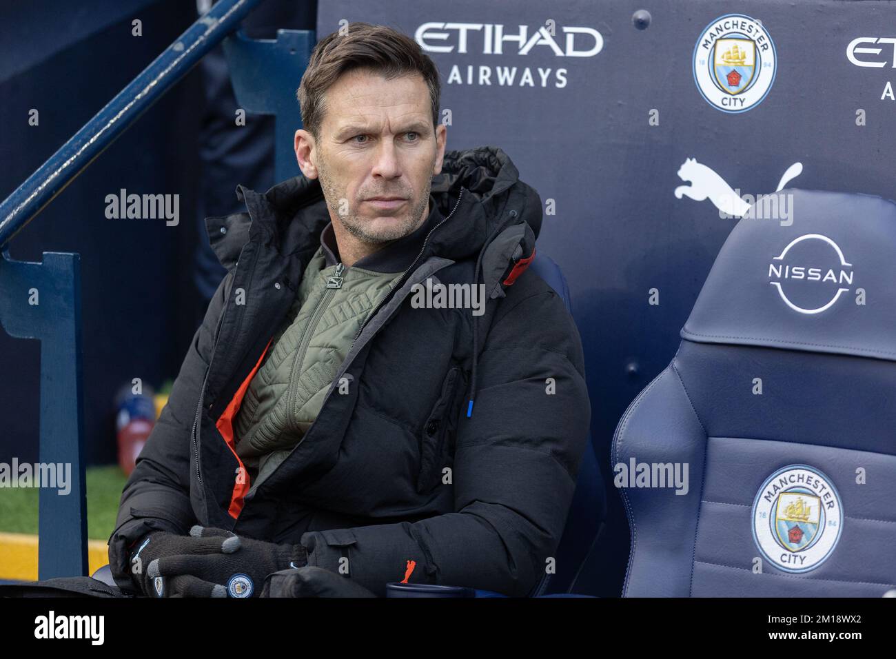 Manchester, UK. 11th Dec, 2022. Gareth Taylor the Manchester City ...
