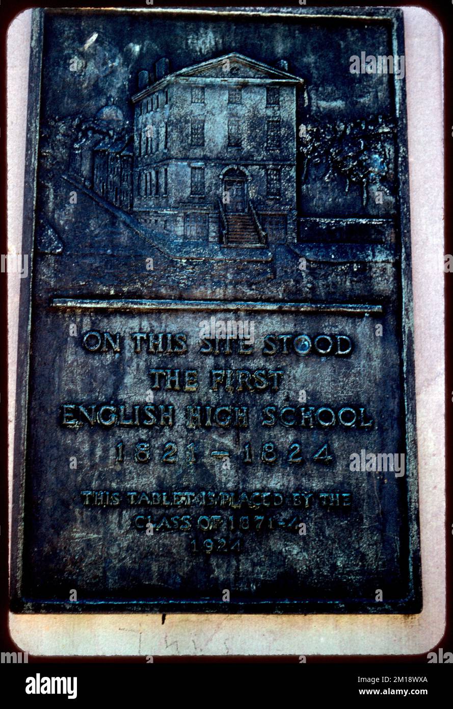 Tablet, Boston High, Back St. house , Historical markers, Plaques, Schools, English High School ...