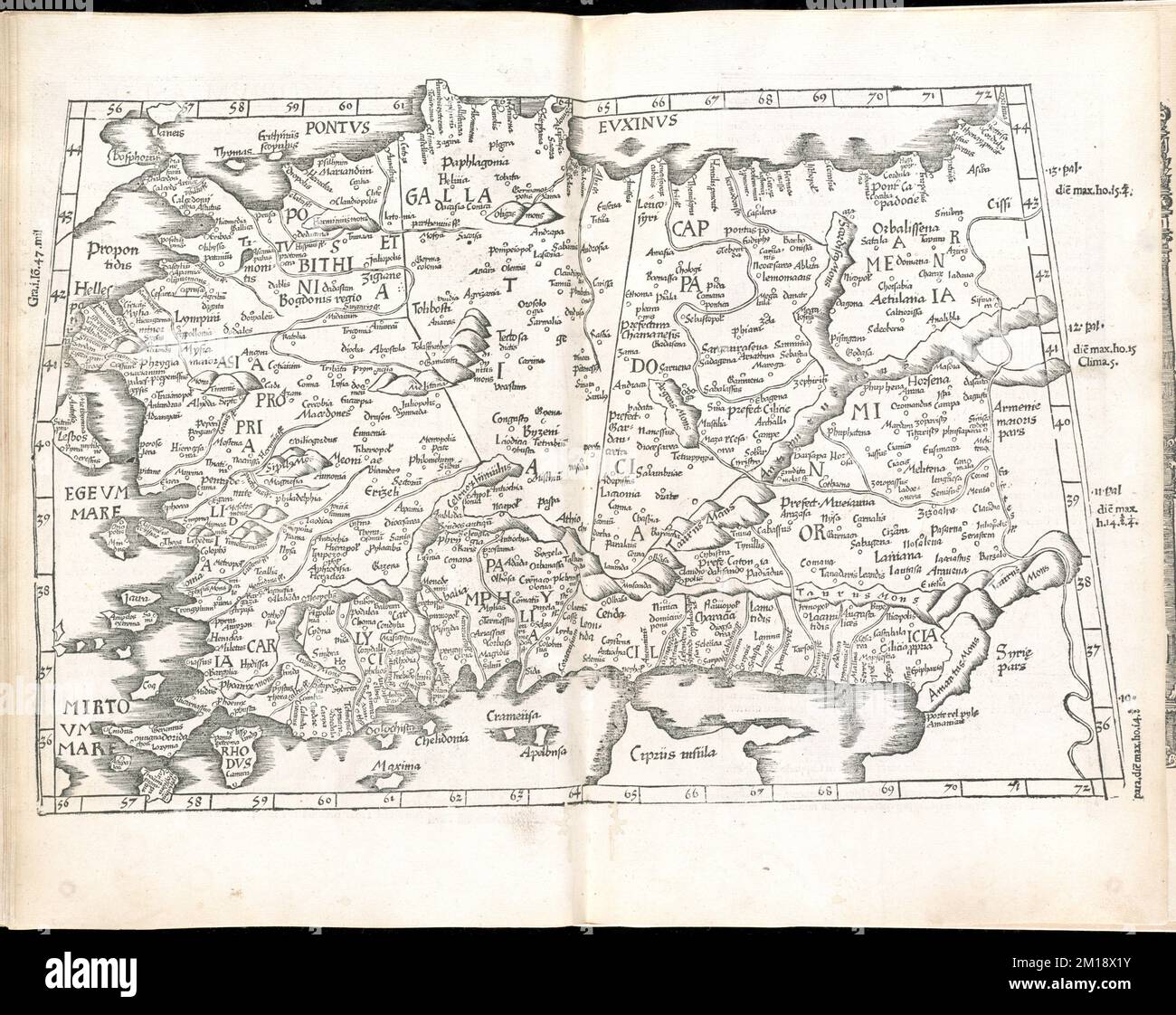 Tabula I Asiae , Early maps, Turkey, Maps, Early works to 1800, Armenia ...