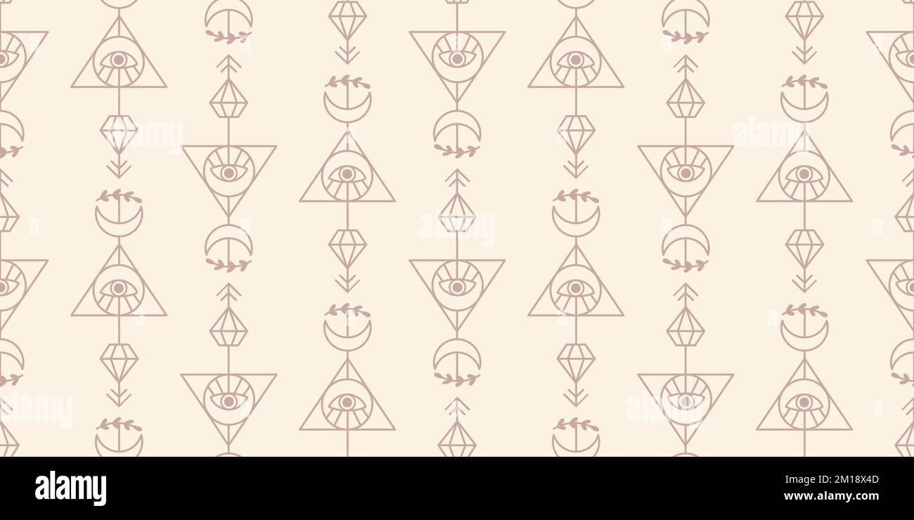 Vector sacred geometry shapes seamless pattern Stock Vector Image & Art ...