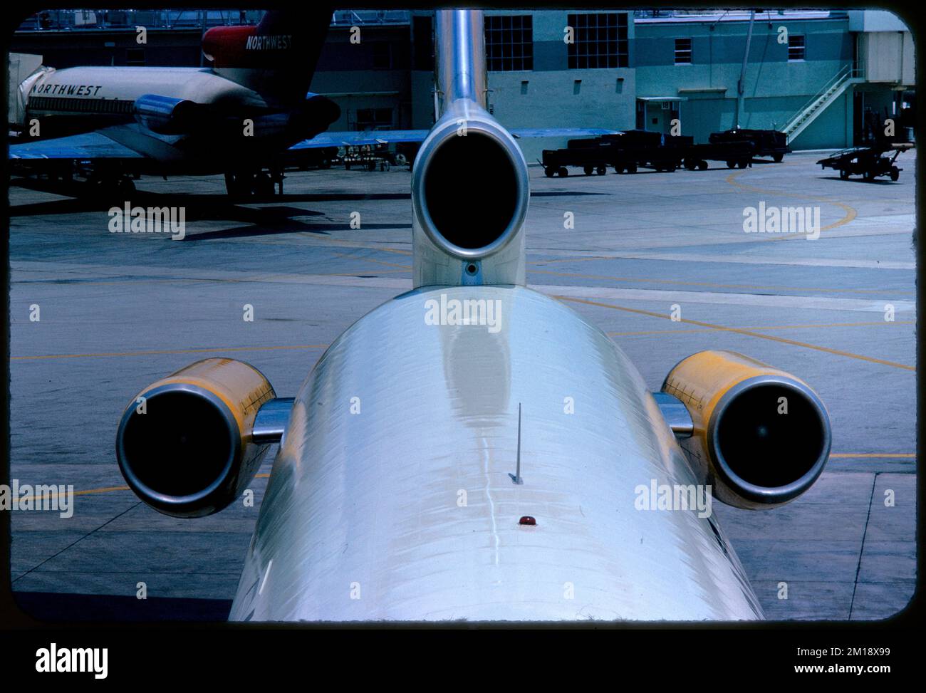 Tail engines of Northeast Airlines Boeing 727 , Airplanes, Airlines ...