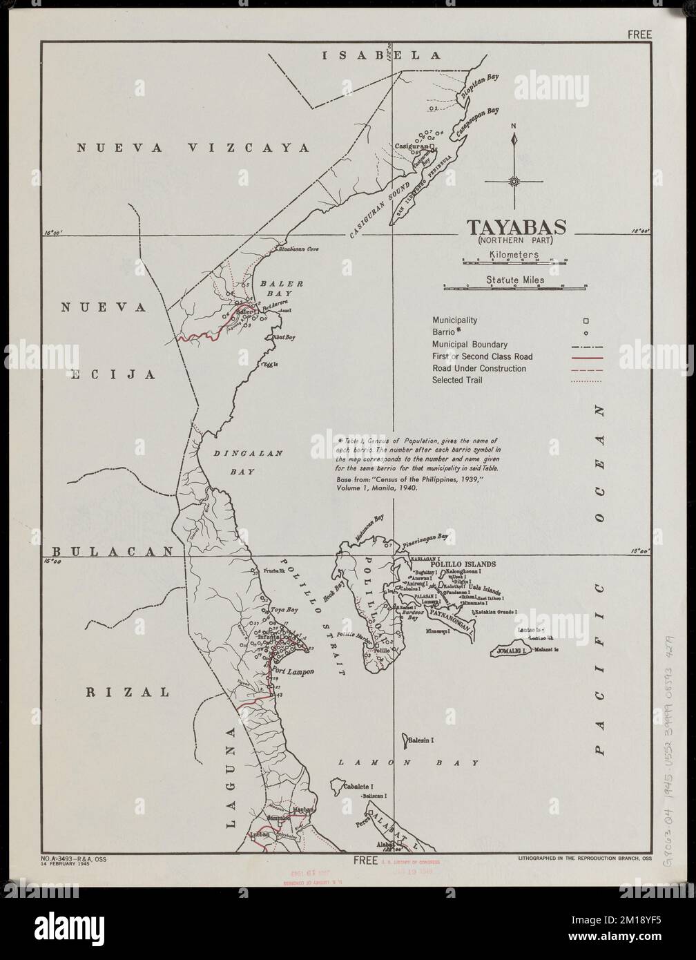 Tayabas (northern part) , Aurora Philippines : Province, Maps, Quezon ...
