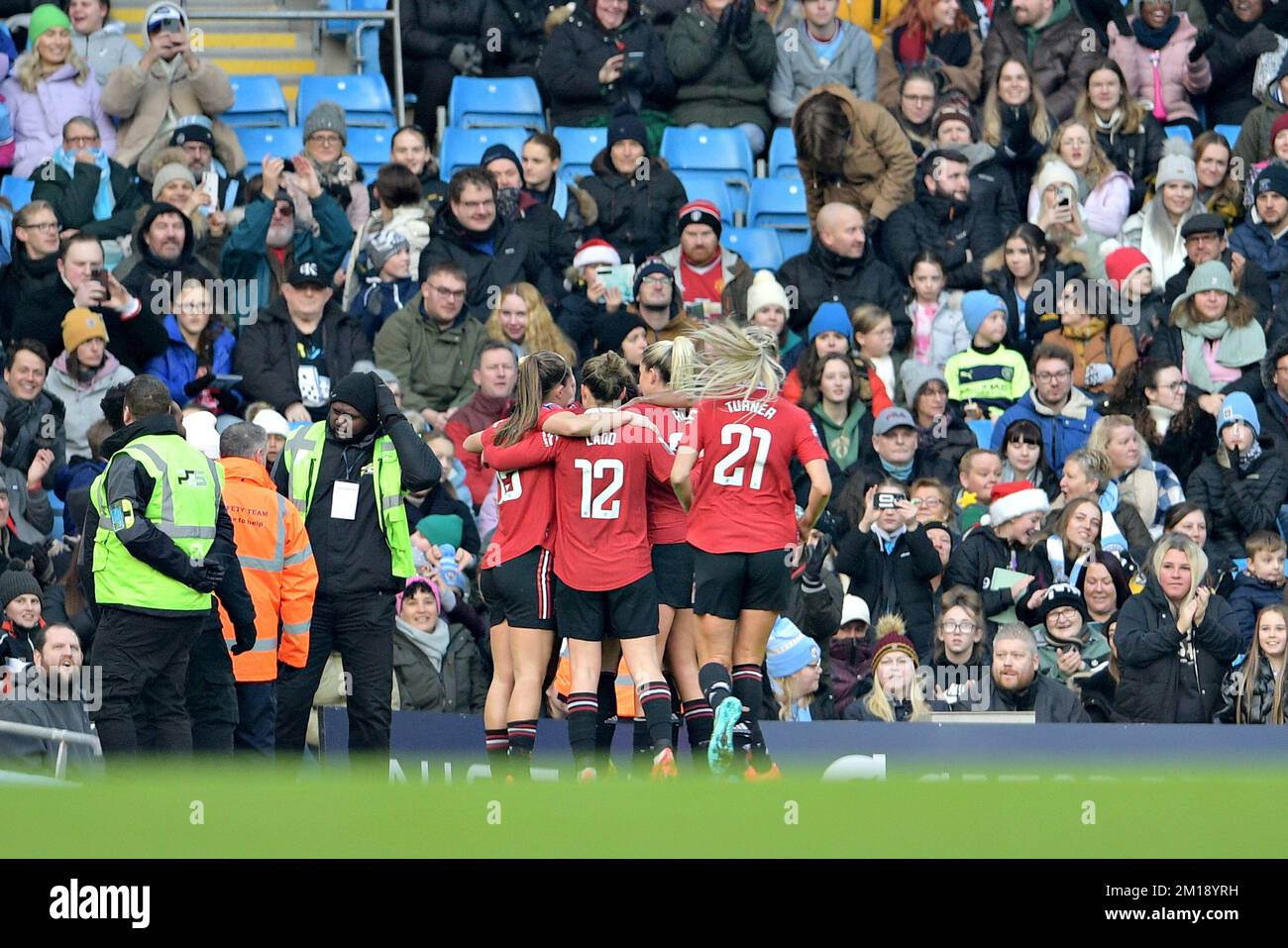 Etihad Stadium, Manchester, UK. 11th Dec, 2022. Womens Super League ...