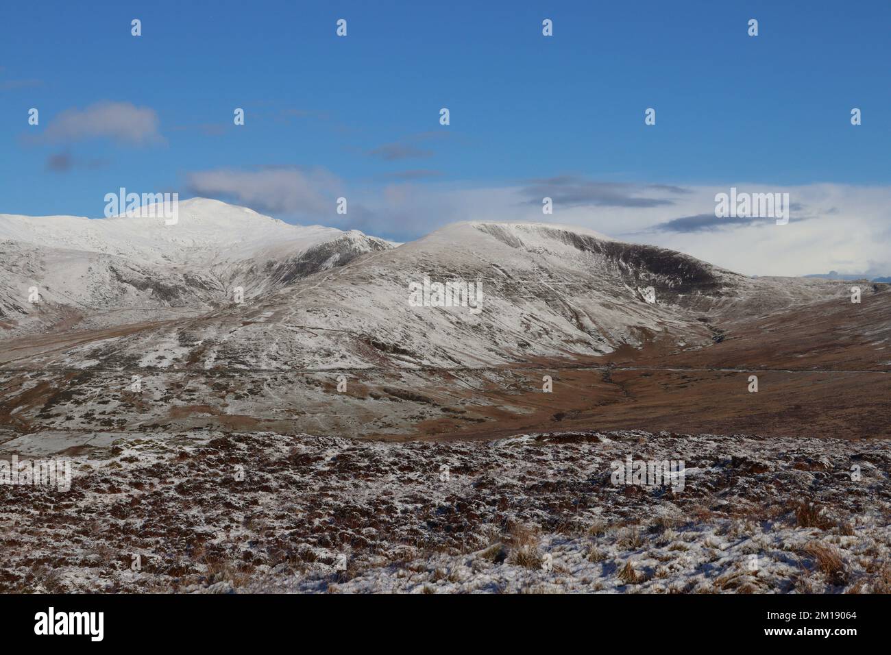 Snowdonia snowdon winter wales glyderau carneddau Stock Photo - Alamy