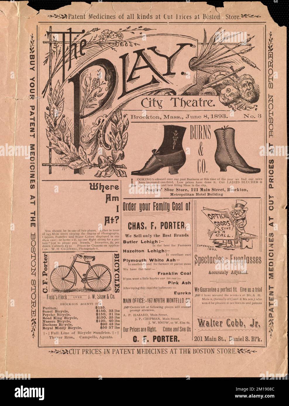 A temperance town , Entertainment, Brockton Public Library Archival ...