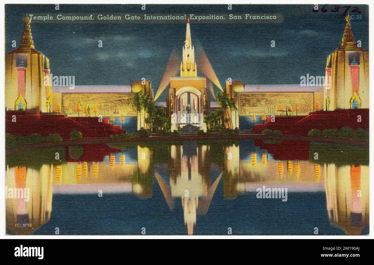 Temple Compound, Golden Gate International Exposition, San Francisco ...
