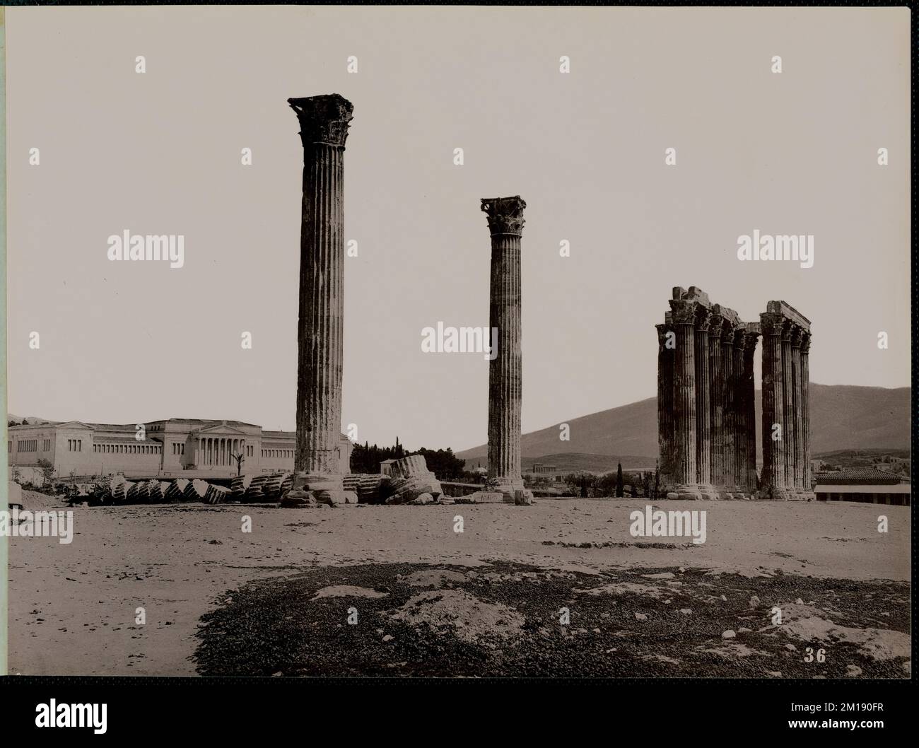 Temple de Jupiter Olympien et Ilissus , Greek temples, Archaeological ...