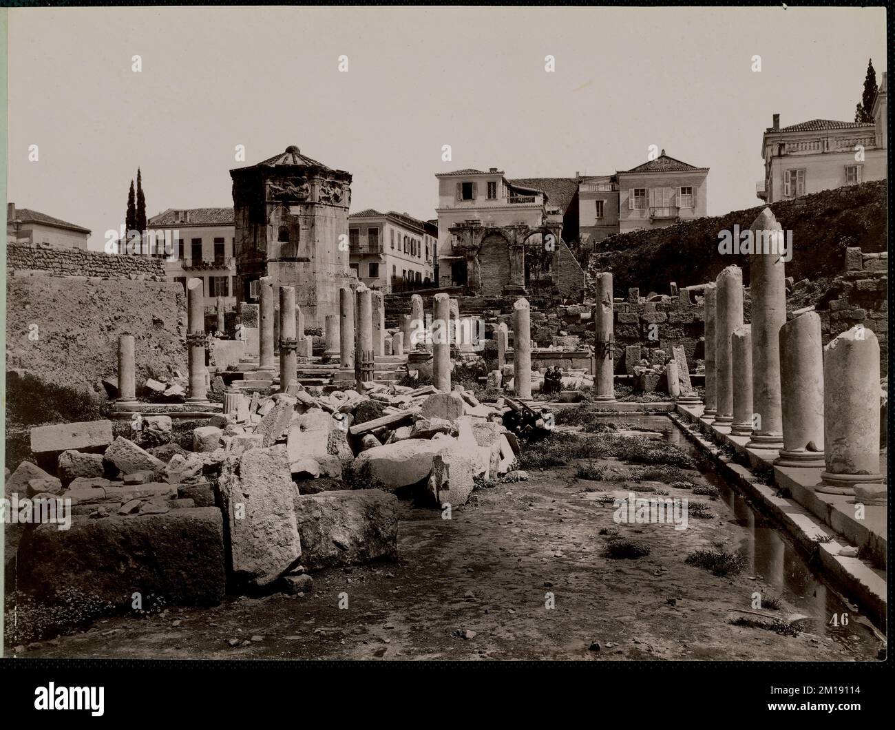 Temple d'Éole et l'Agora dernièrement excavé , Archaeological sites ...