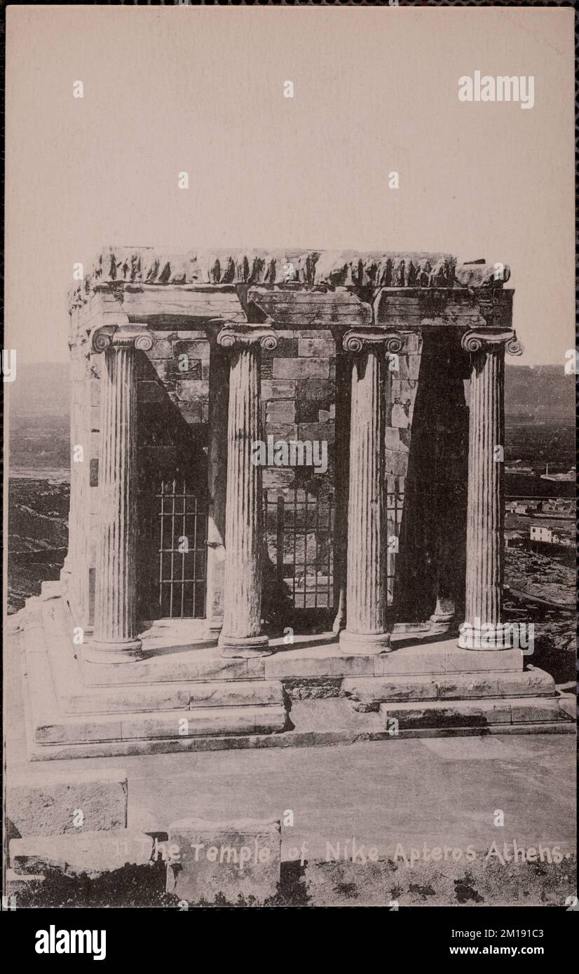 The temple of Nike Apteros Athens , Greek temples, Archaeological sites ...