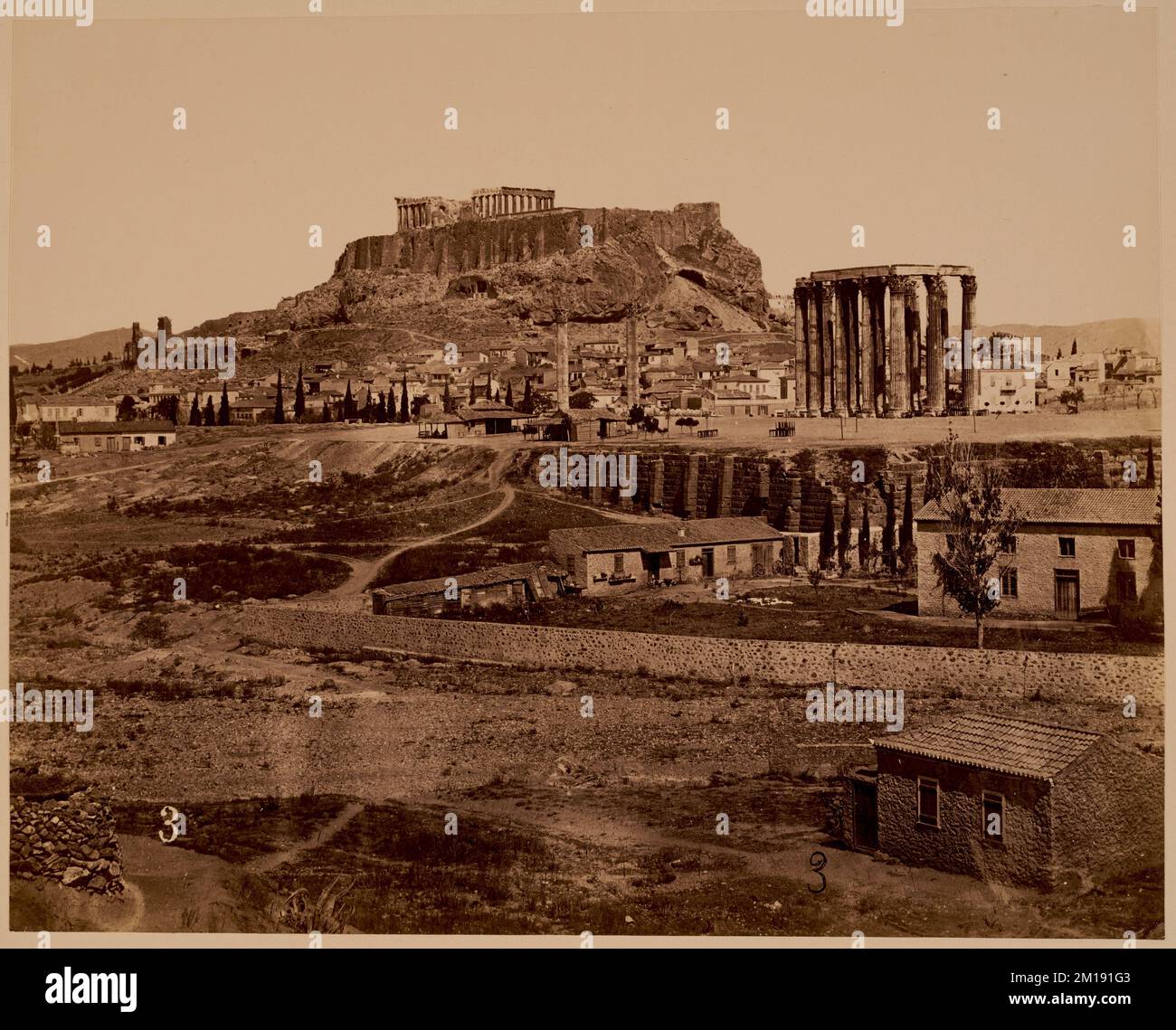 Temple of Olympian Zeus versus the Acropolis , Greek temples ...