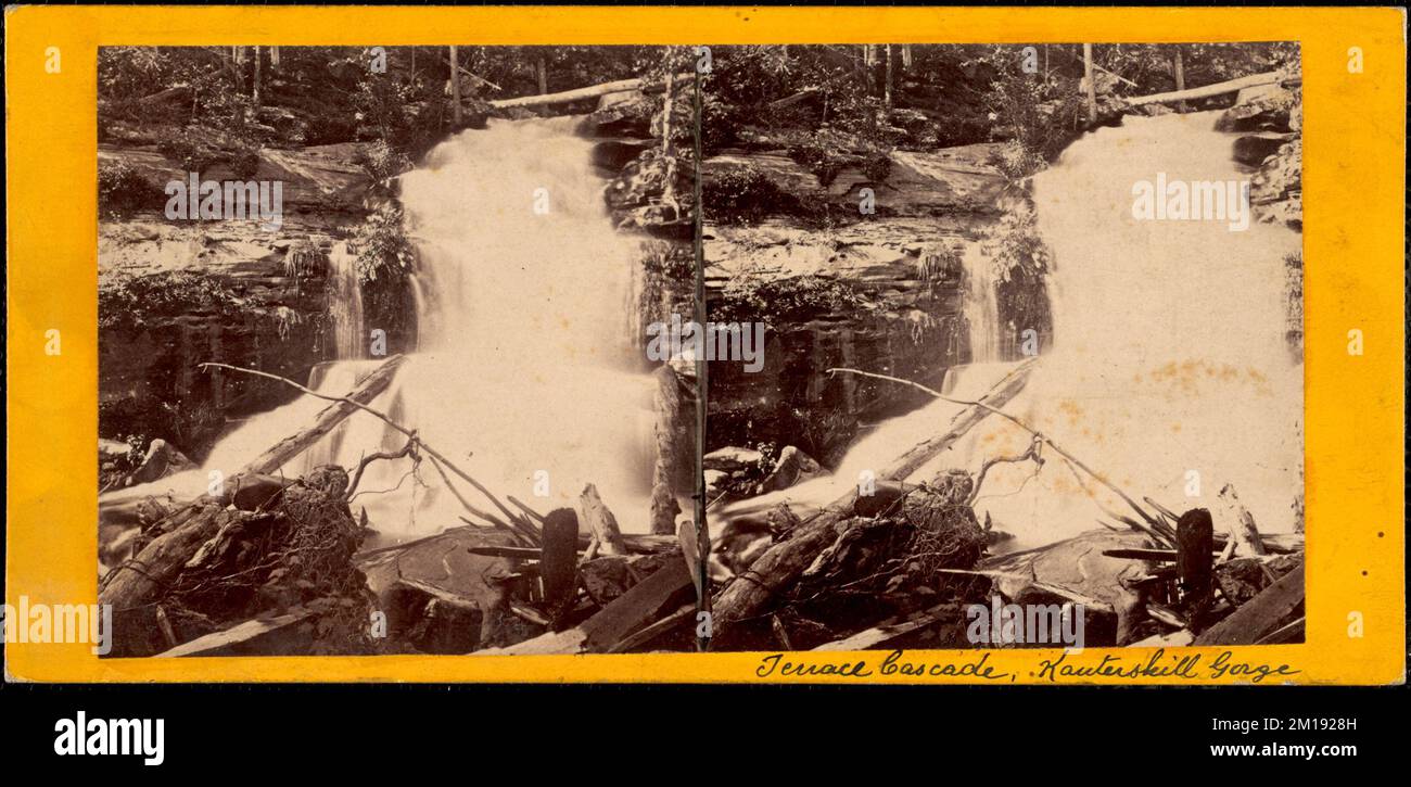 Terrace Cascade in the Kauterskill Gorge. , Waterfalls Stock Photo - Alamy