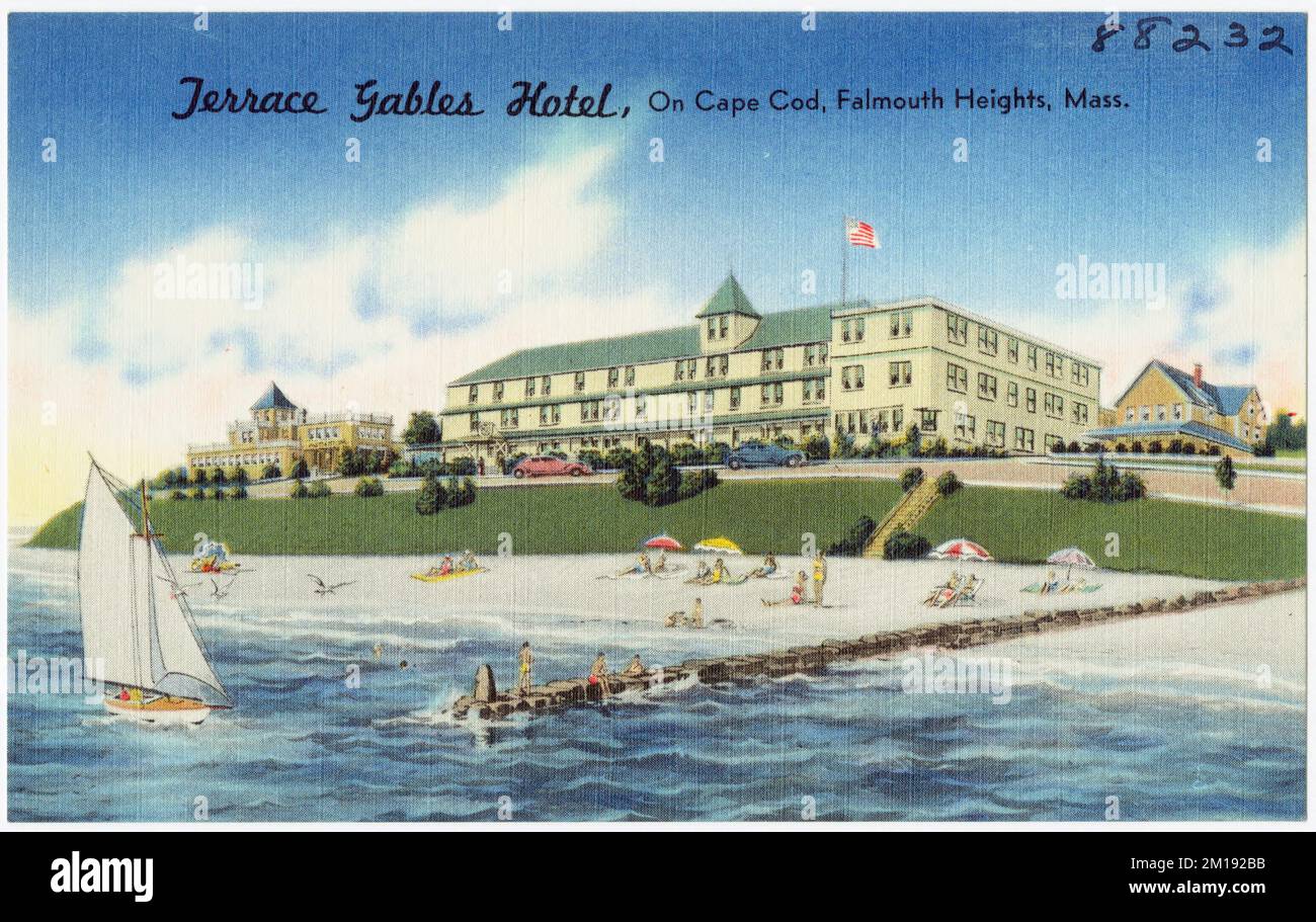Terrace Gables Hotel, on Cape Cod, Falmouth Heights, Mass. , Hotels ...