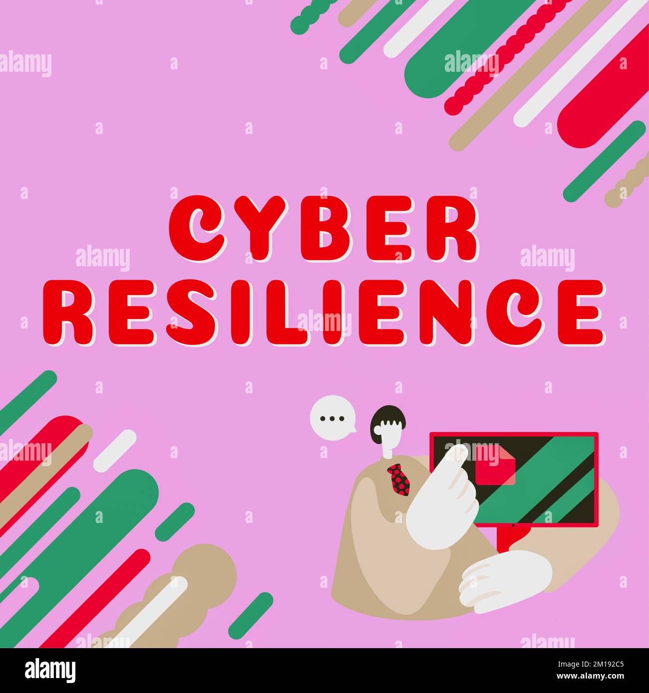 Sign displaying Cyber Resilience. Conceptual photo measure of how well ...