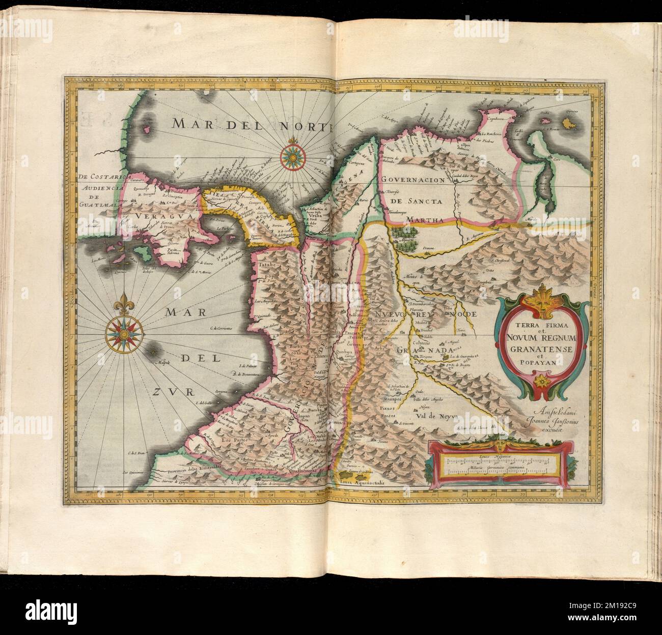 Terra firma et novum regnum Granatense et Popayan , Colombia, Maps ...