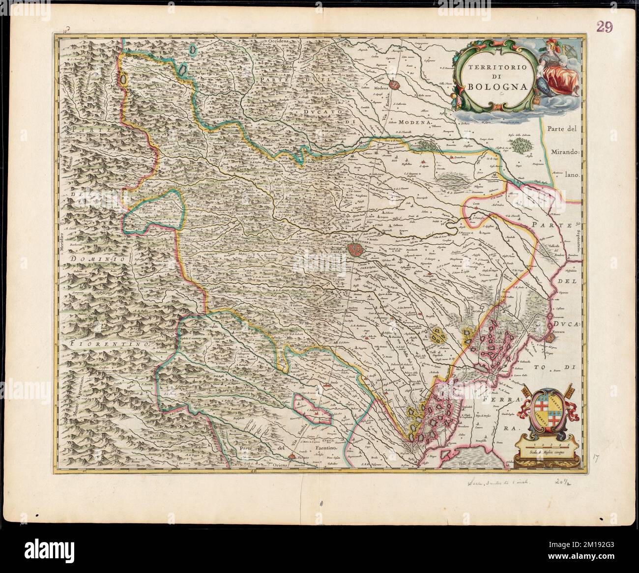 Territorio di Bologna , Emilia-Romagna Italy, Maps, Early works to 1800 ...