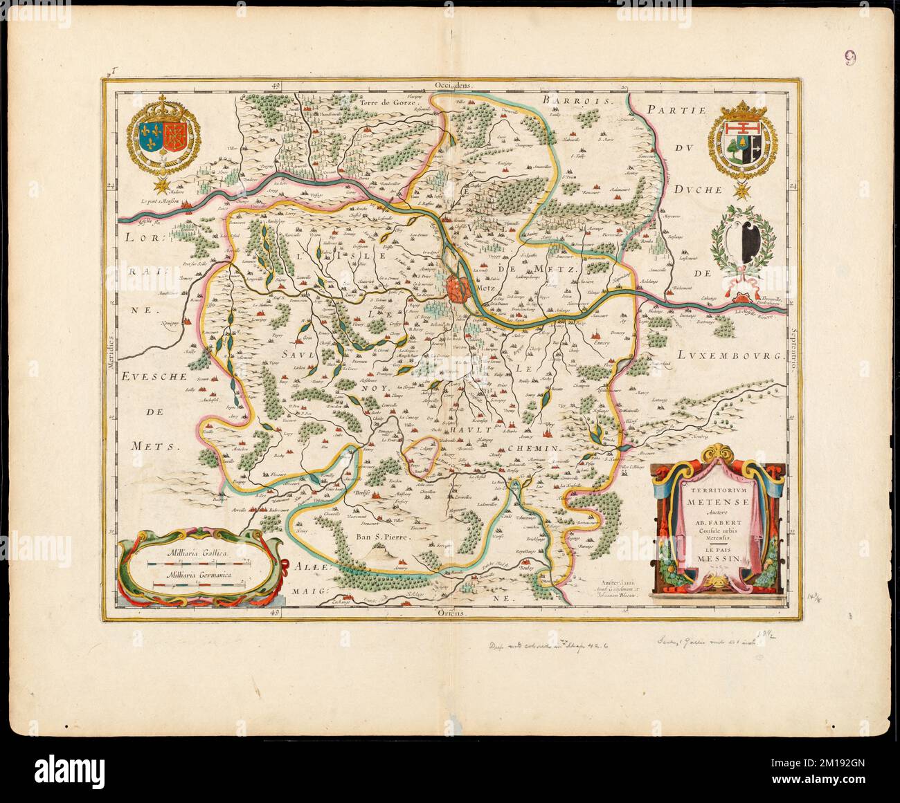 Territorium Metense - Le pais Messin , Lorraine France, Maps, Early ...