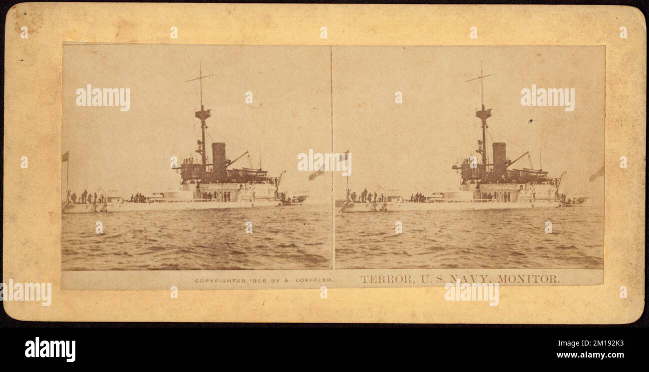 Terror, U. S. Navy, Monitor , Warships Stock Photo - Alamy