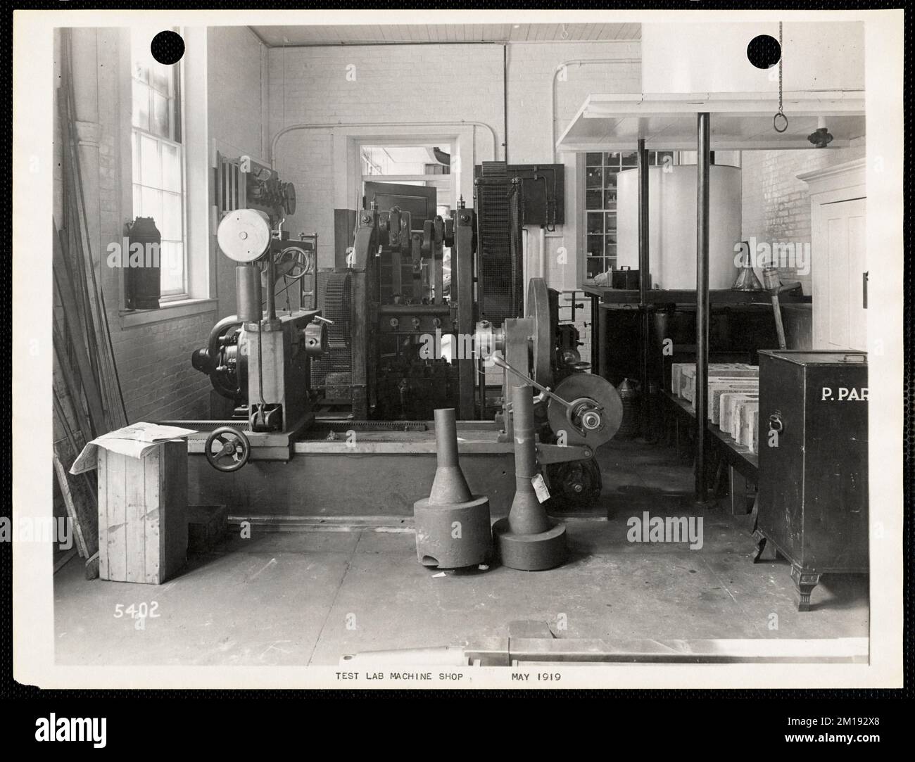 Test lab machine shop , Armories, Ordnance industry, Laboratories ...