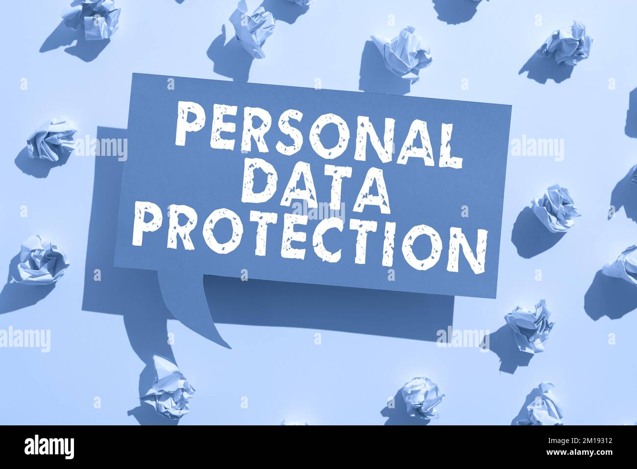 Sign displaying Personal Data Protection. Business approach protecting ...