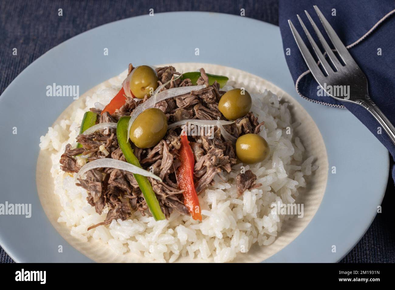 Meat stew rice close hi-res stock photography and images - Alamy