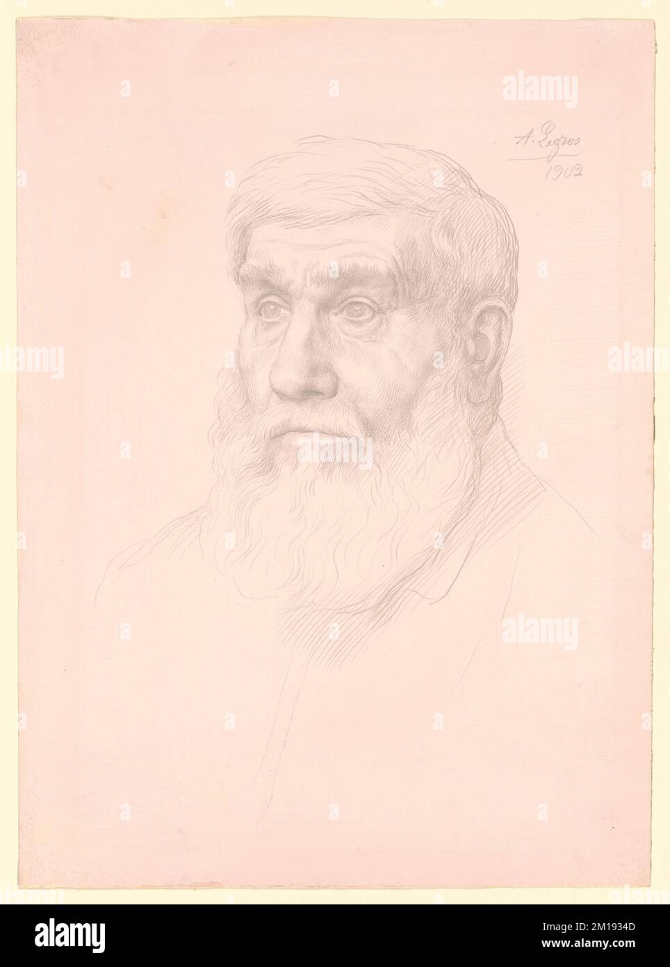 Tête de vieux paysan , Older people, Peasants, Alphonse Legros (1837 ...