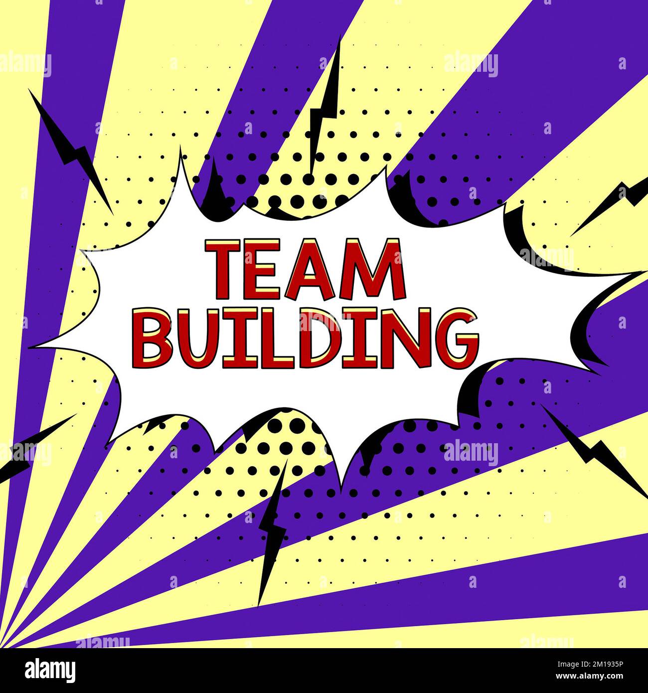Team building activities text hi-res stock photography and images - Alamy