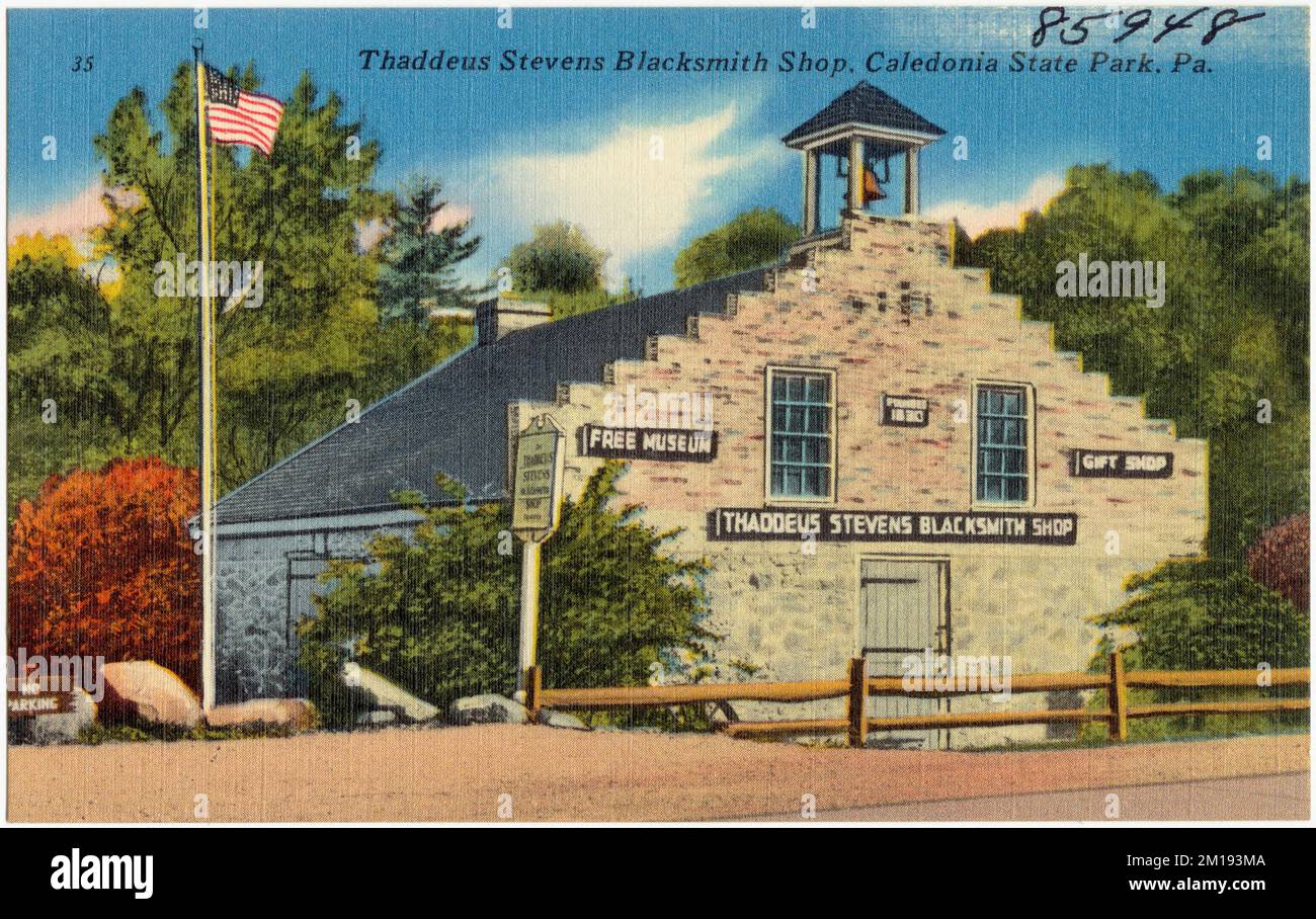 Thaddeus Stevens Blacksmith Shop, Caledonia State Park, PA ...
