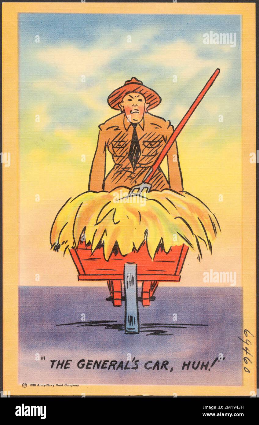 'The general's car, huh!' , Military personnel, Wheelbarrows, Military ...