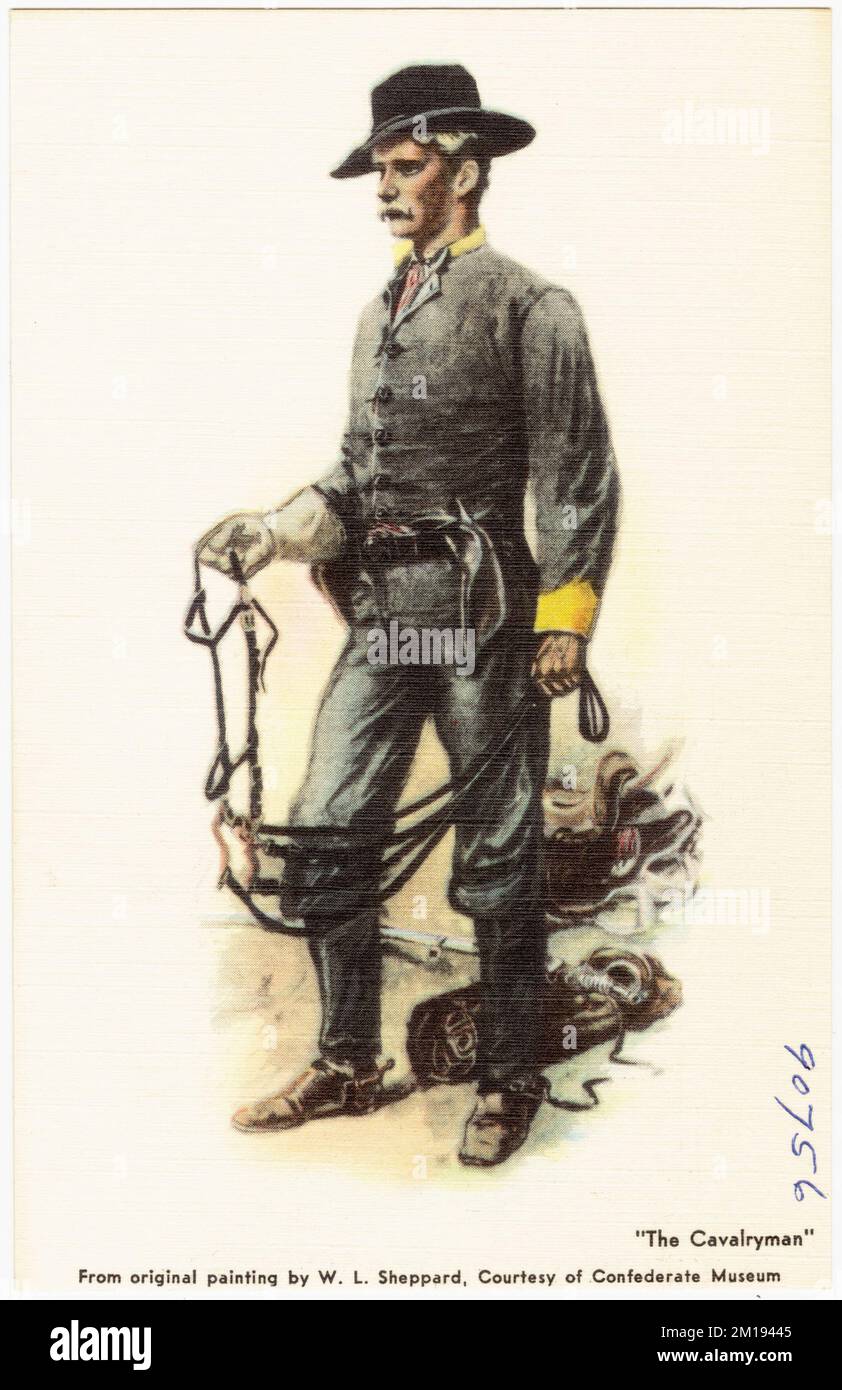'The Cavalryman', from original painting W. L. Sheppard, courtesy of ...