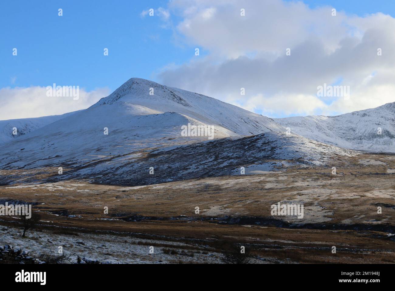 Snowdonia snowdon winter wales glyderau carneddau Stock Photo - Alamy