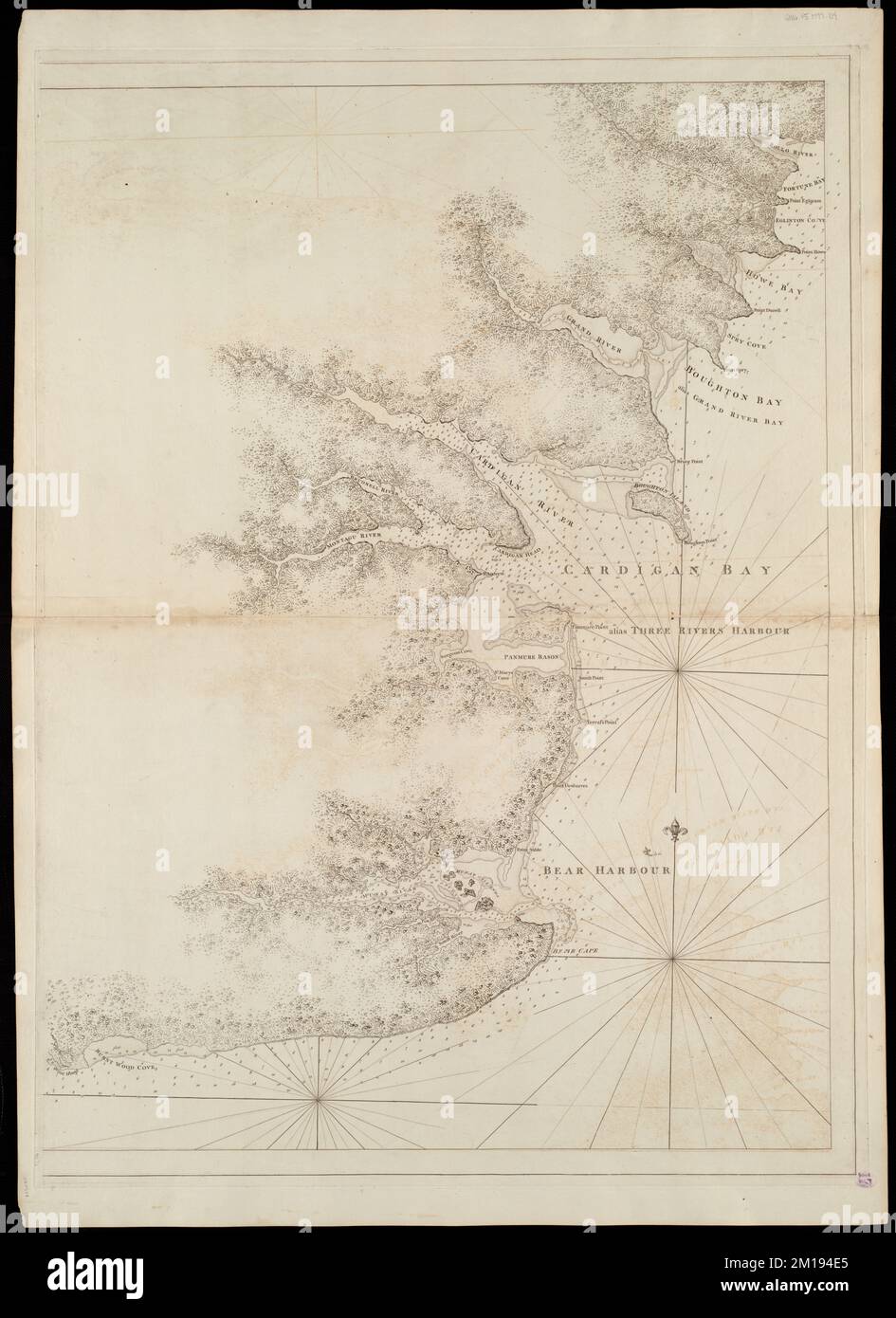 [The south east coast of the island of St. John] , Nautical charts ...