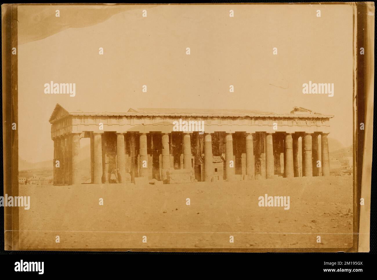 Theseum showing modern roof , Greek temples, Archaeological sites ...