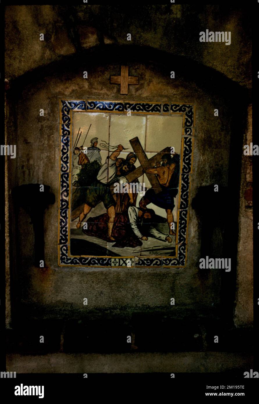 Third Station of the Cross, Mission San Gabriel Arcangel , Mission ...