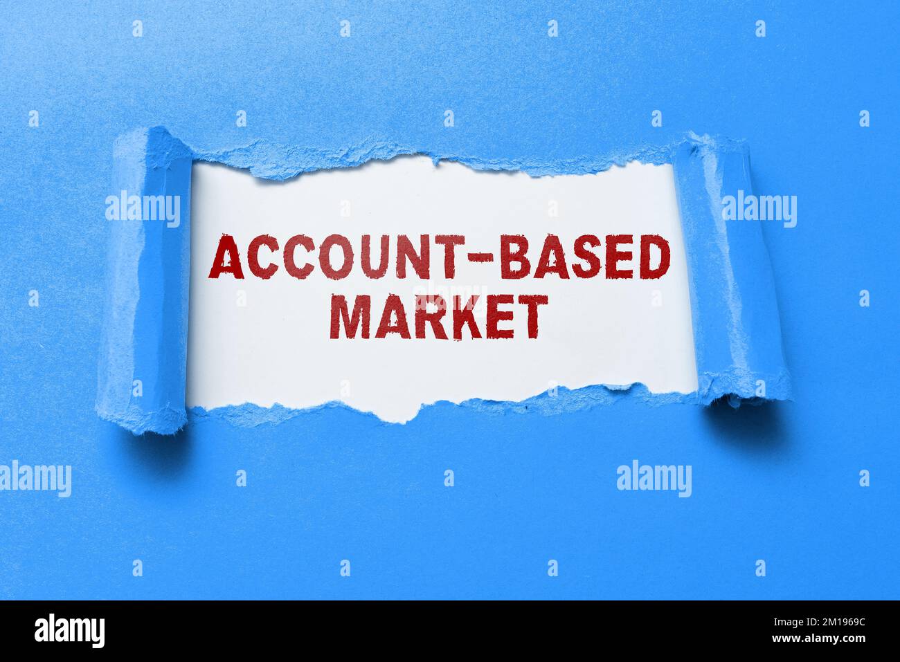 Sign displaying Account Based Market. Internet Concept resources target ...