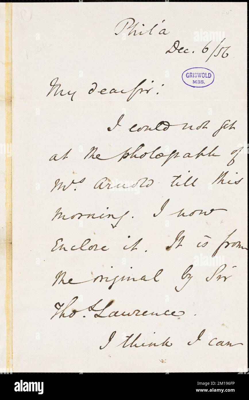 Thomas balch hi-res stock photography and images - Alamy