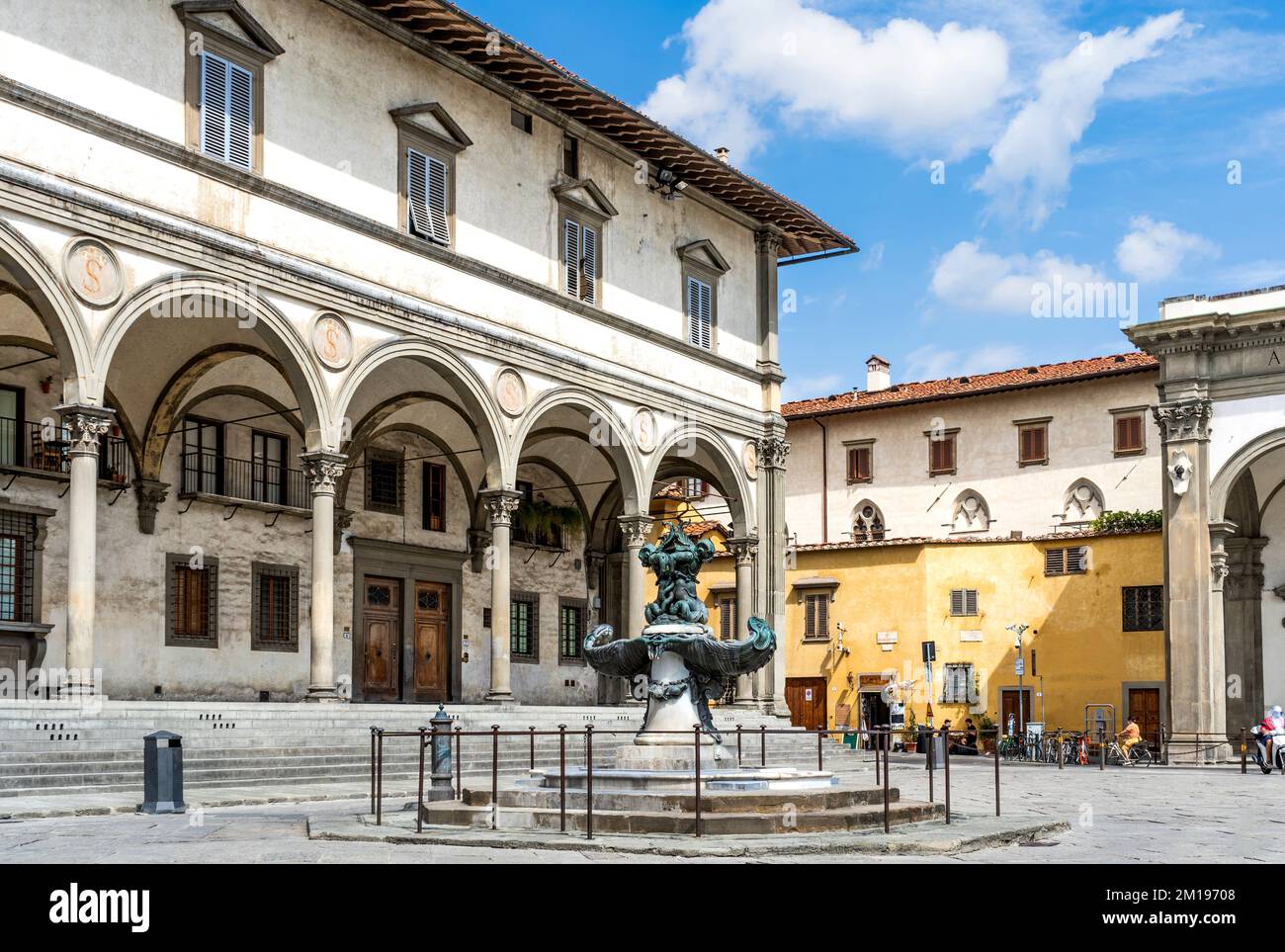 Loggia dei Servi di Maria designed by architects Antonio da Sangallo and Baccio d'Agnolo in 16 ...