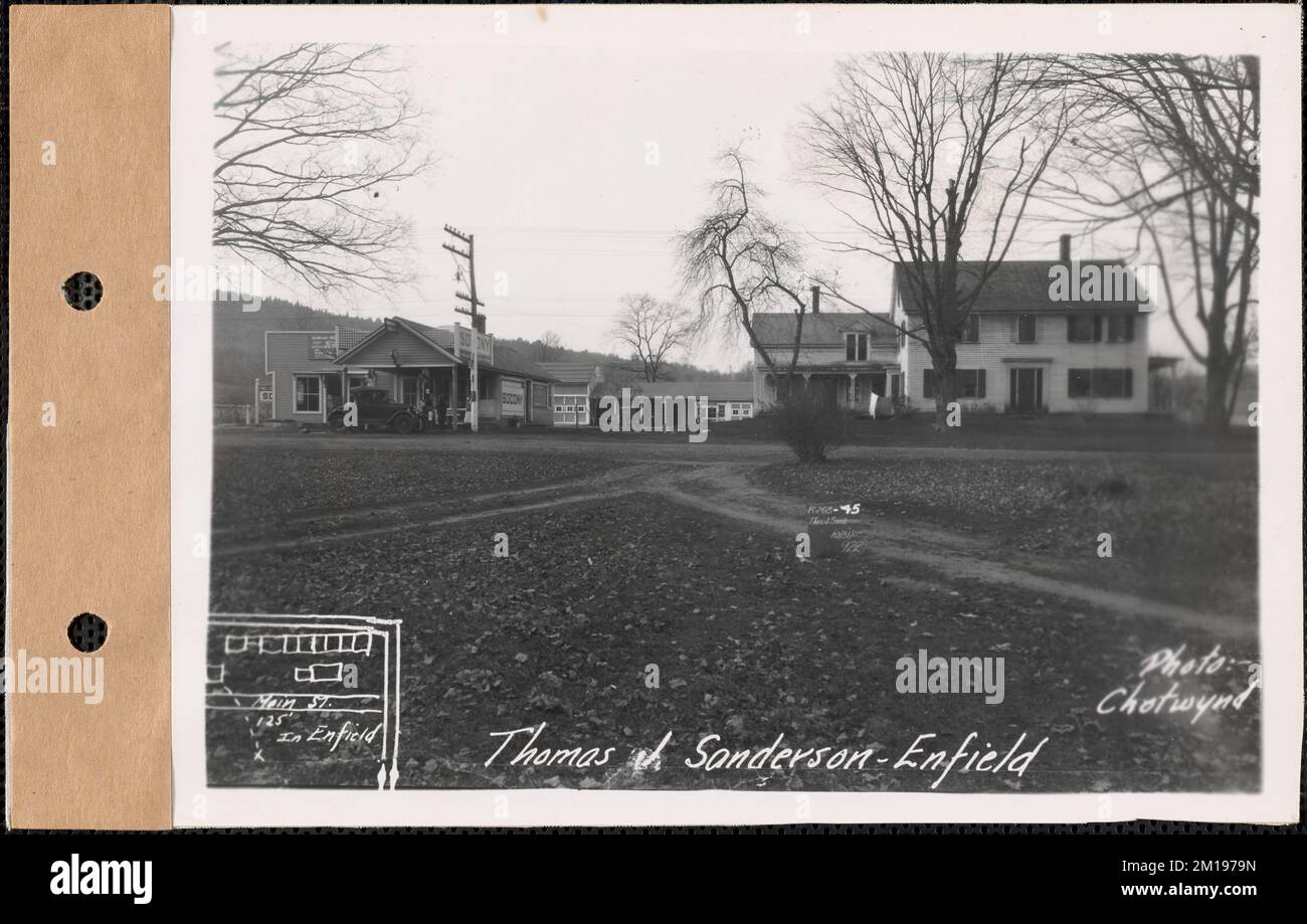Thomas J. Sanderson, house, shop, garage, Enfield, Mass., Oct. 31, 1928 ...