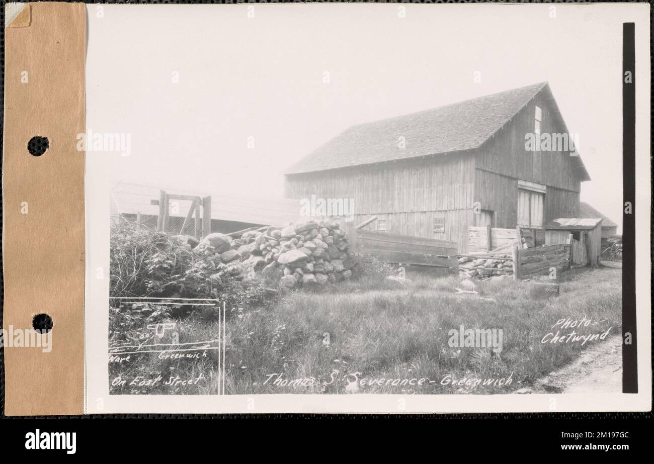 Thomas S. Severance, barn, Greenwich, Mass., June 1, 1928 : Parcel no ...
