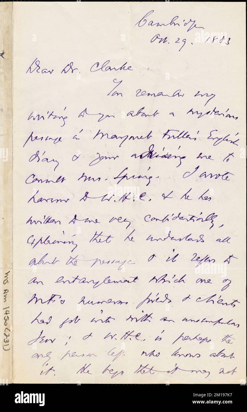 Newton handwriting hi-res stock photography and images - Alamy