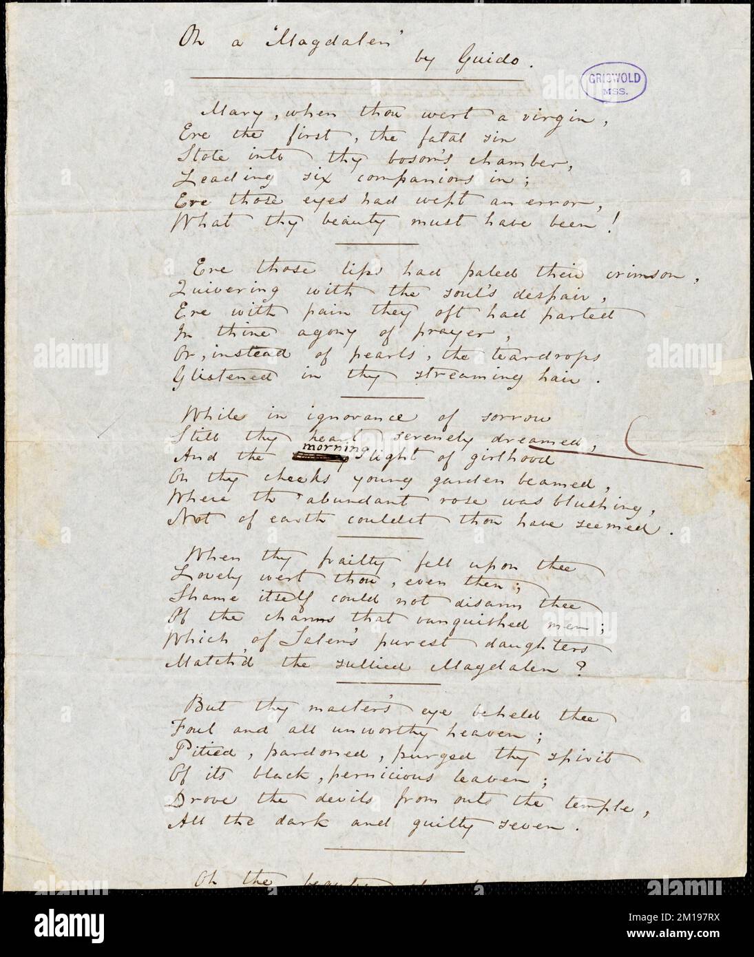 William rufus manuscript hi-res stock photography and images - Alamy